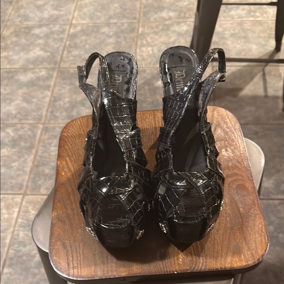 Demonia | Shoes | Demonia Black Platform Combat Boots | Poshmark